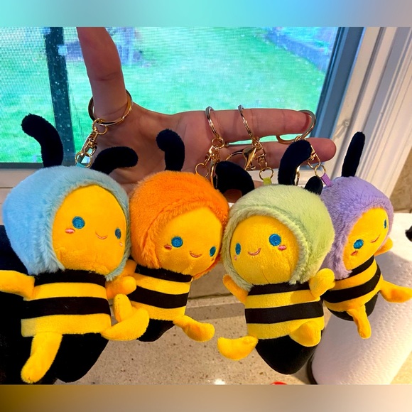 Other | Bumble Bee Plush Key Chain | Poshmark